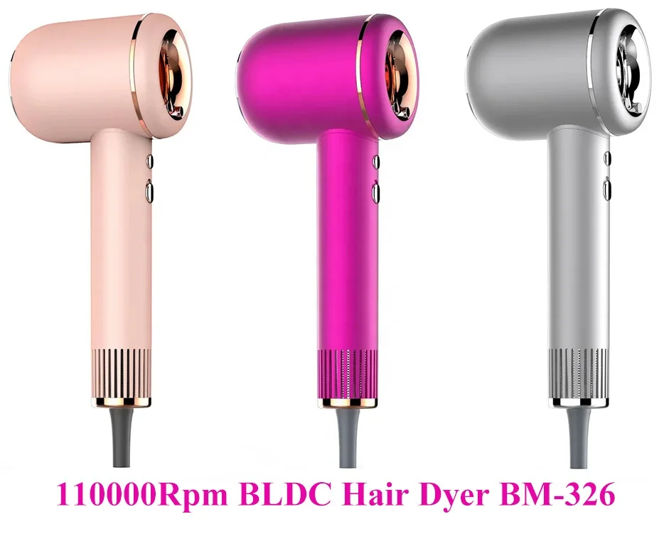 Bldc High Speed Professional Hair Dryer Brushless Motor Ionic Professional High Speed 110000 Rpm ...
