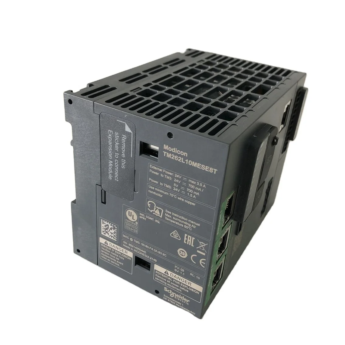 Logic Controller M262,Ethernet Plc Controller Module Tm262l10mese8t ...