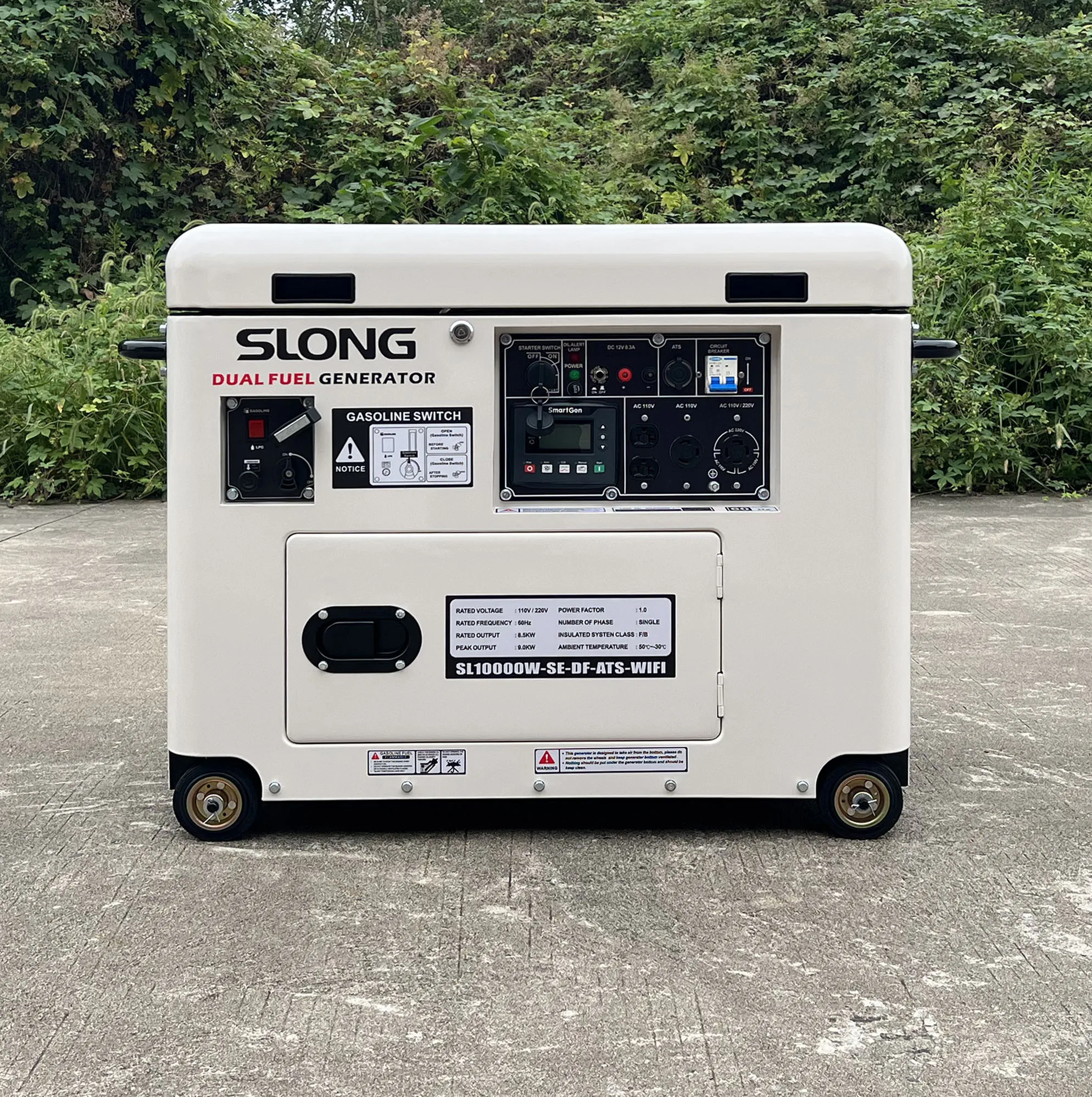 Hot Sale 10kw Gas Lpg Gasoline Portable Electric Generator Engine ...