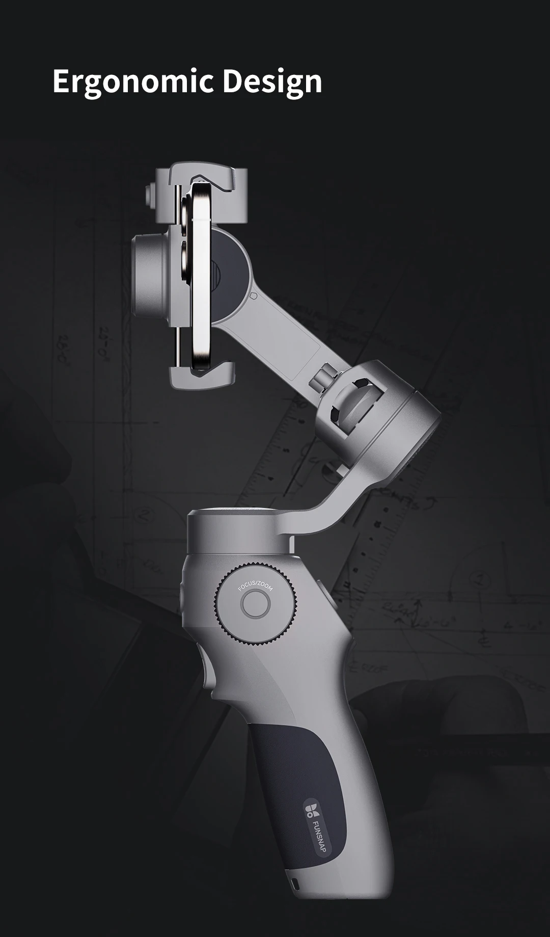 Ai Tracking Handheld Stabilizer Professional 3-axis 360 Inception Mode ...