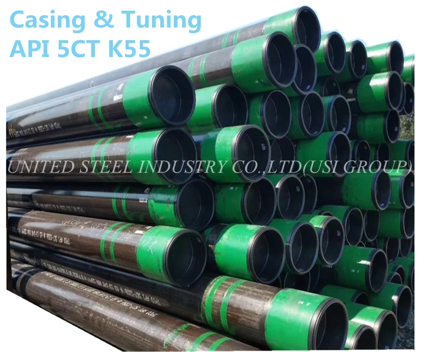 API 5CT K55 Casing Tubing SMLS Seamless Pipe for Offshore