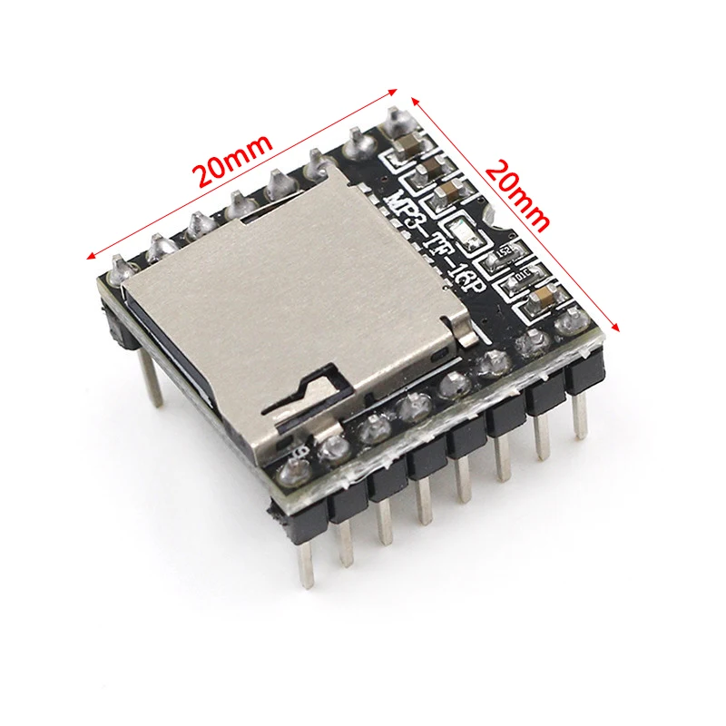 Dfplayer Mini Mp3 Player Module V30 16p Tf Card U Disk Df Player Audio 