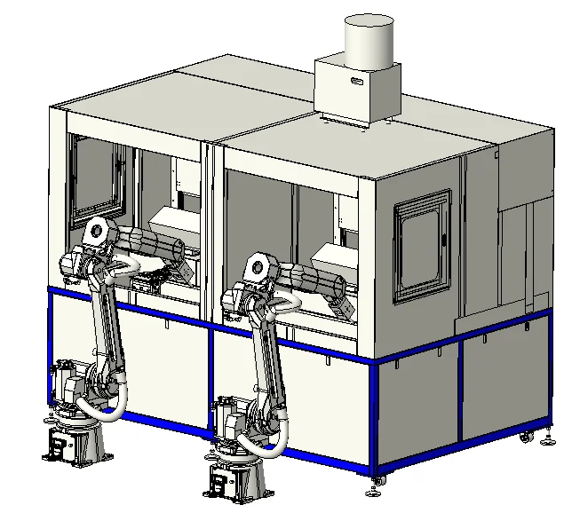 Water Jet Deburring Machine After The Processing Of Cnc To Remove The ...