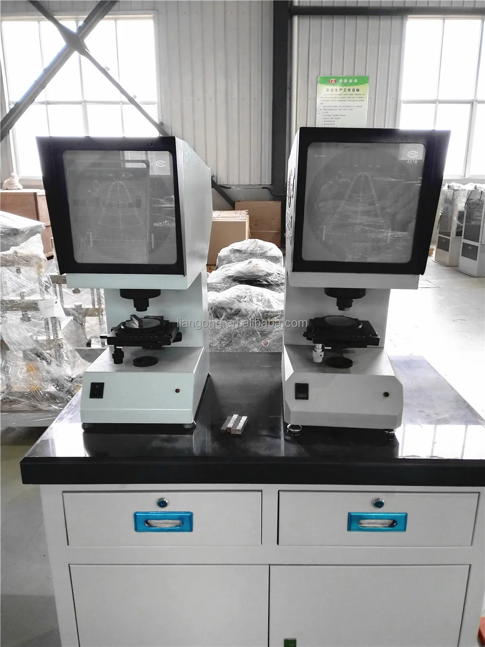 CST-50 Impact Sample / Specimen Notch Optical Profile Projector ...