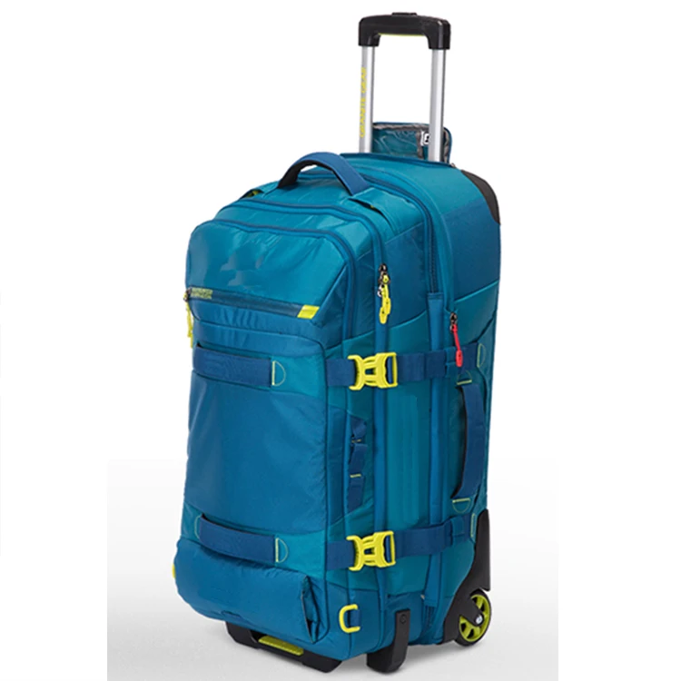 Custom Large Rolling Duffle Holdall Backpack Camping Hiking Gear ...