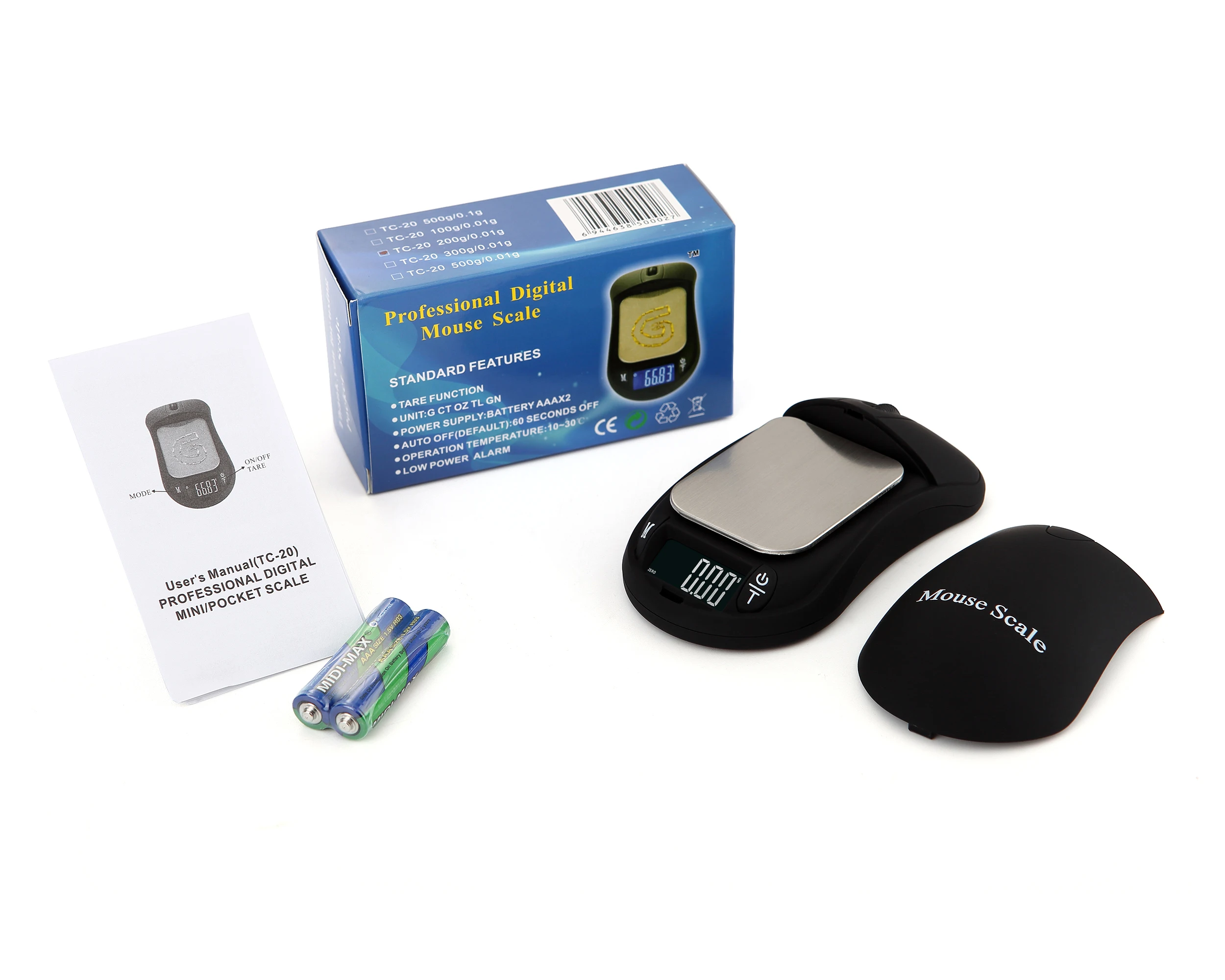 Hidden Mouse Style Mini Scale - 300g Precision Weighting