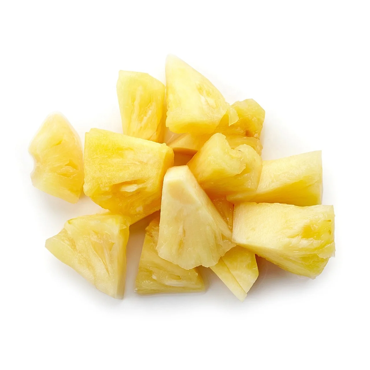 Frozen Pineapple Chunk Cutting Shape Bqf Sweet Naturally Packing Style ...