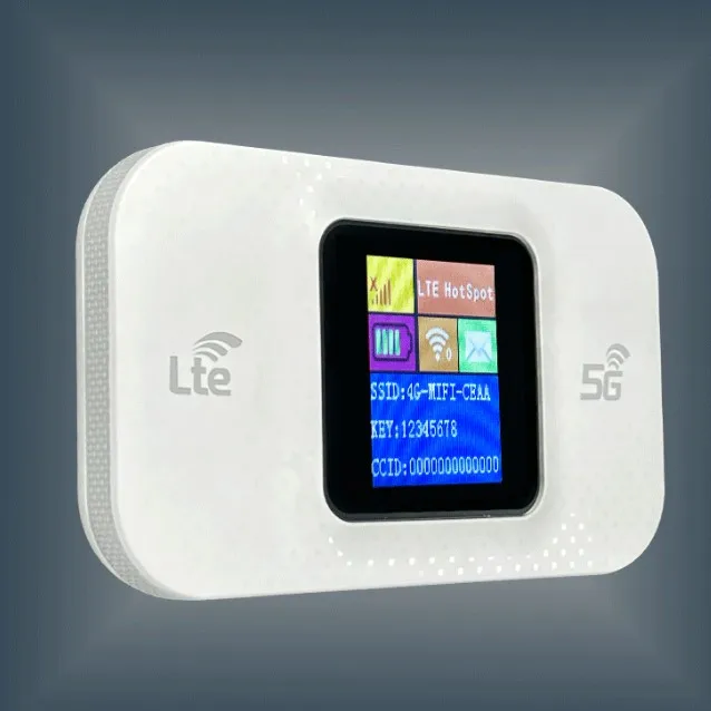 4G 5G Portable WiFi Router M9S MF68E, Color Screen Mobile Hotspot with ...