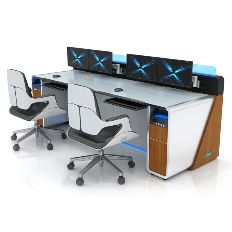Command Center Office Desk Luxury Console Information Management System ...