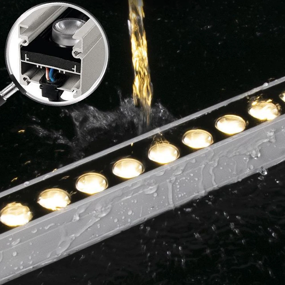 Dmx512 Architectural Exterior Linear Wall Wash Lighting Outdoor ...