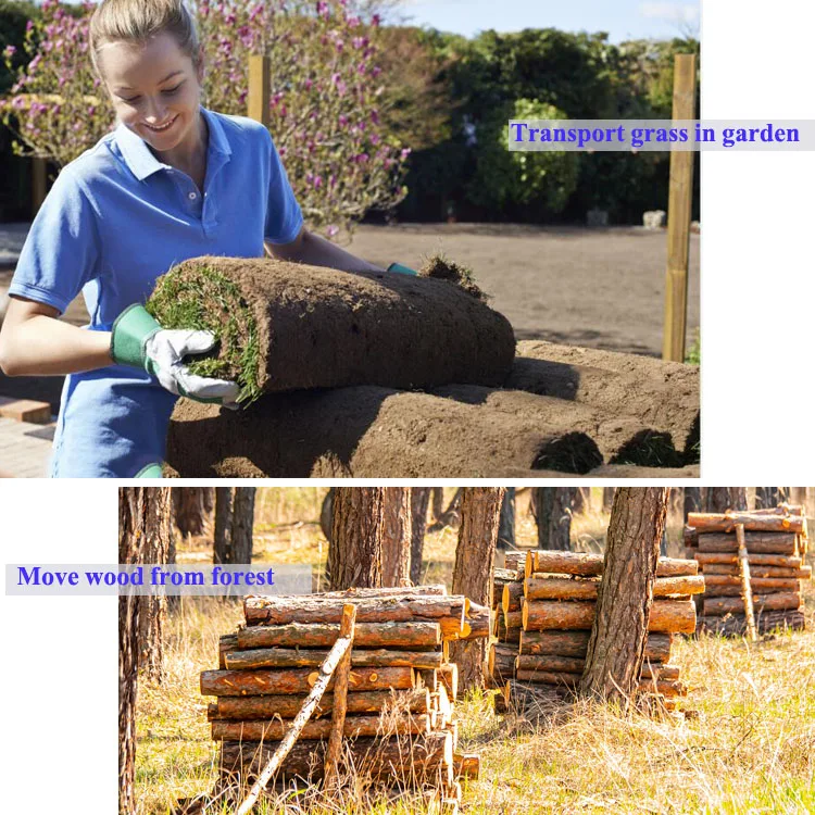 Four Wheels 500kg Wheeled Power Wheel Barrow - High Efficiency