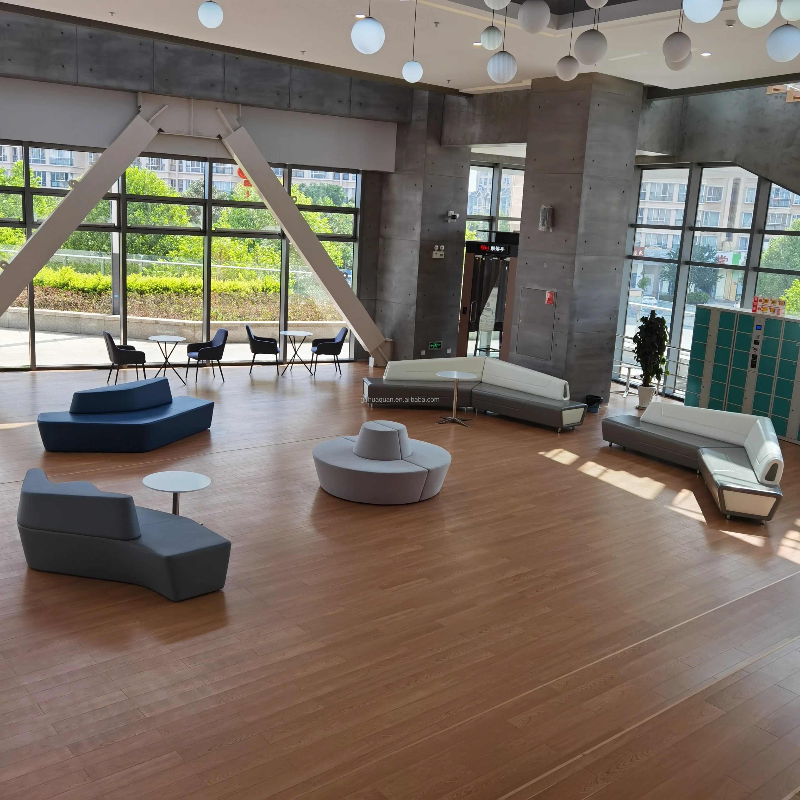 Office Lounge Sofa Design - Modern Reception Seating