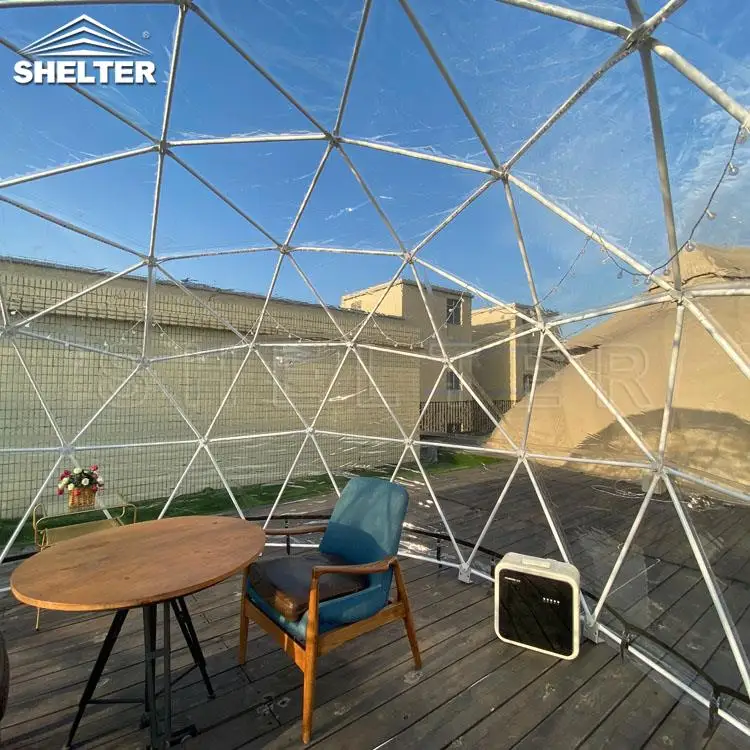 clear Glamping PVC Igloo Dome Tent Tente Igloo Transparente Iglu Zelt ...