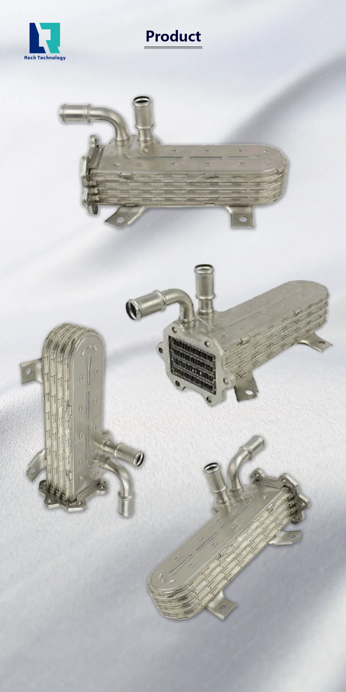 厂家直销优质EGR冷却器03G131063E 038131513AD 038131512H适用于A3/S3甲虫/宝来/高尔夫/捷达 ...