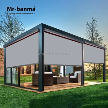 2024 Most Popular Large Size Motorized Side Channel Electric Roll Up ...