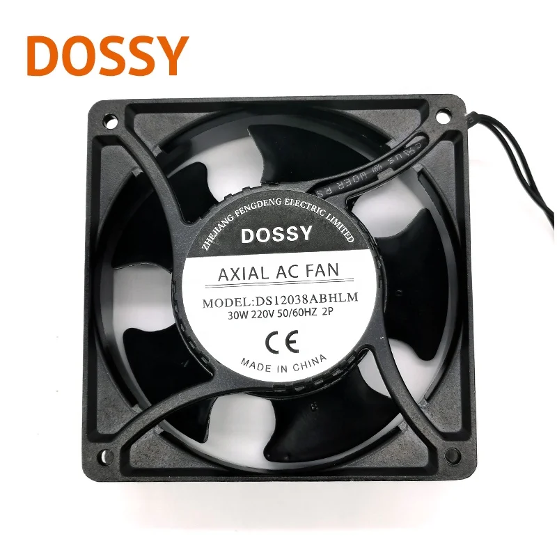 120x120x38mm Metal Blades Iron Cooling Fan - Durable & Efficient