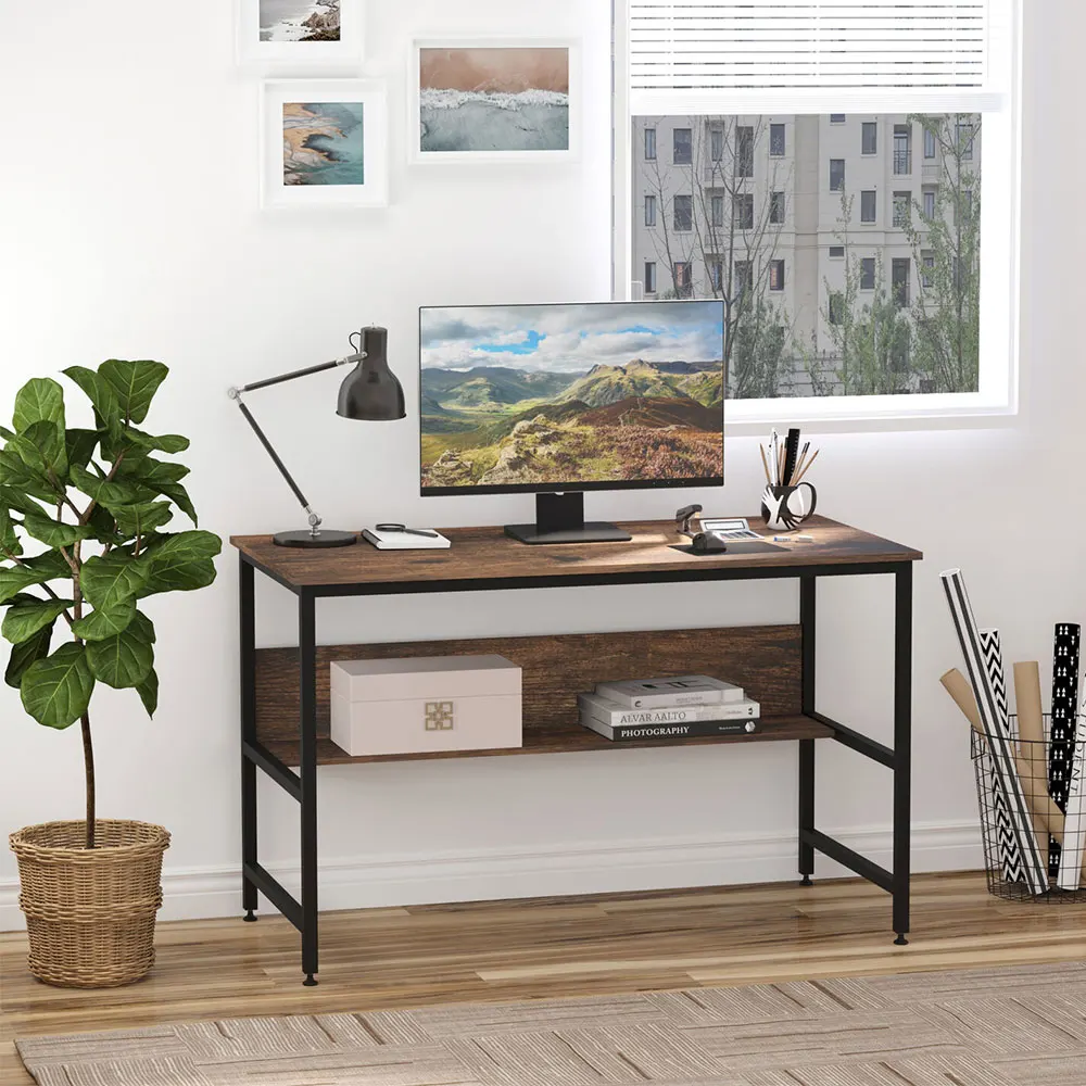 Nbhy Industrial Style Home Study Table Workstation Writing Office ...
