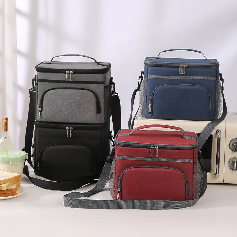 Large Clear Lunch Bag Pvc Lunch Box With Adjustable Strap And Front ...