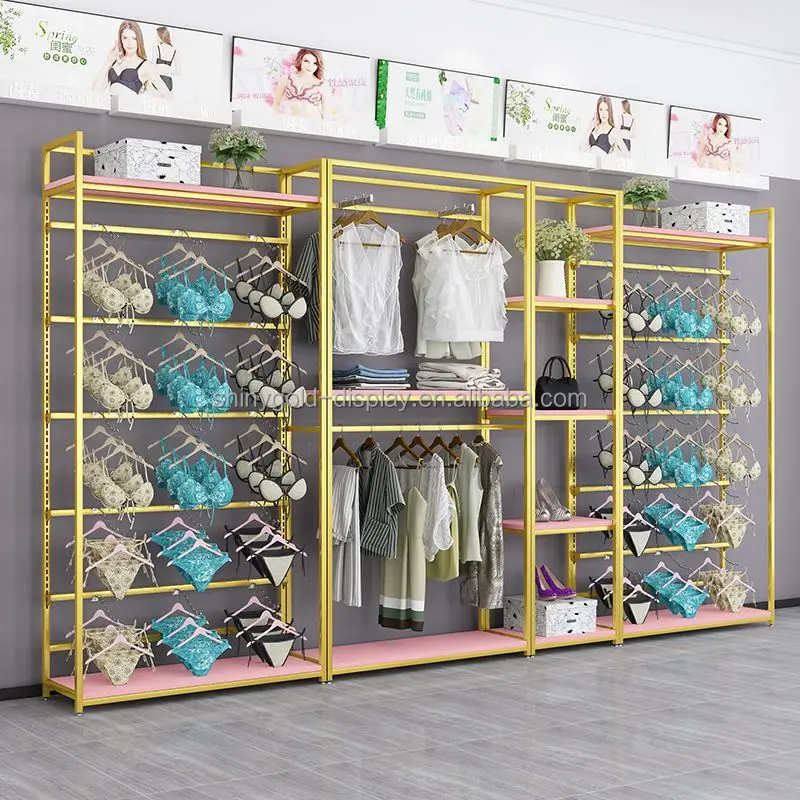 Metal Stainless Steel Undergarments Display Stand