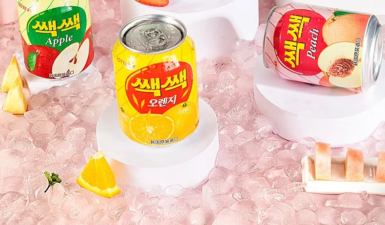 Korean Original Lotte Drink Grape Juice Mixed Flavor
