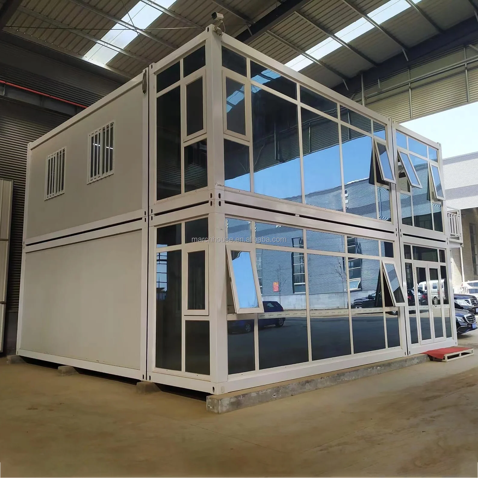 New Style Portable Two-Storey Modular Prefabricated Steel Container ...