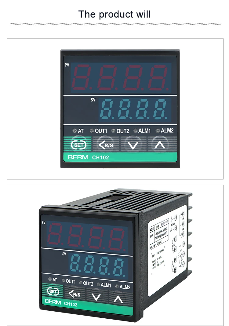 BERM CH102 Intelligent PID Temperature Controller - High Precision