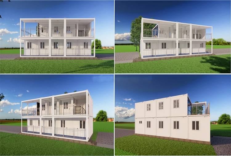 20FT Modern Portable Mobile Prefab Shipping Container Home A-Frame ...