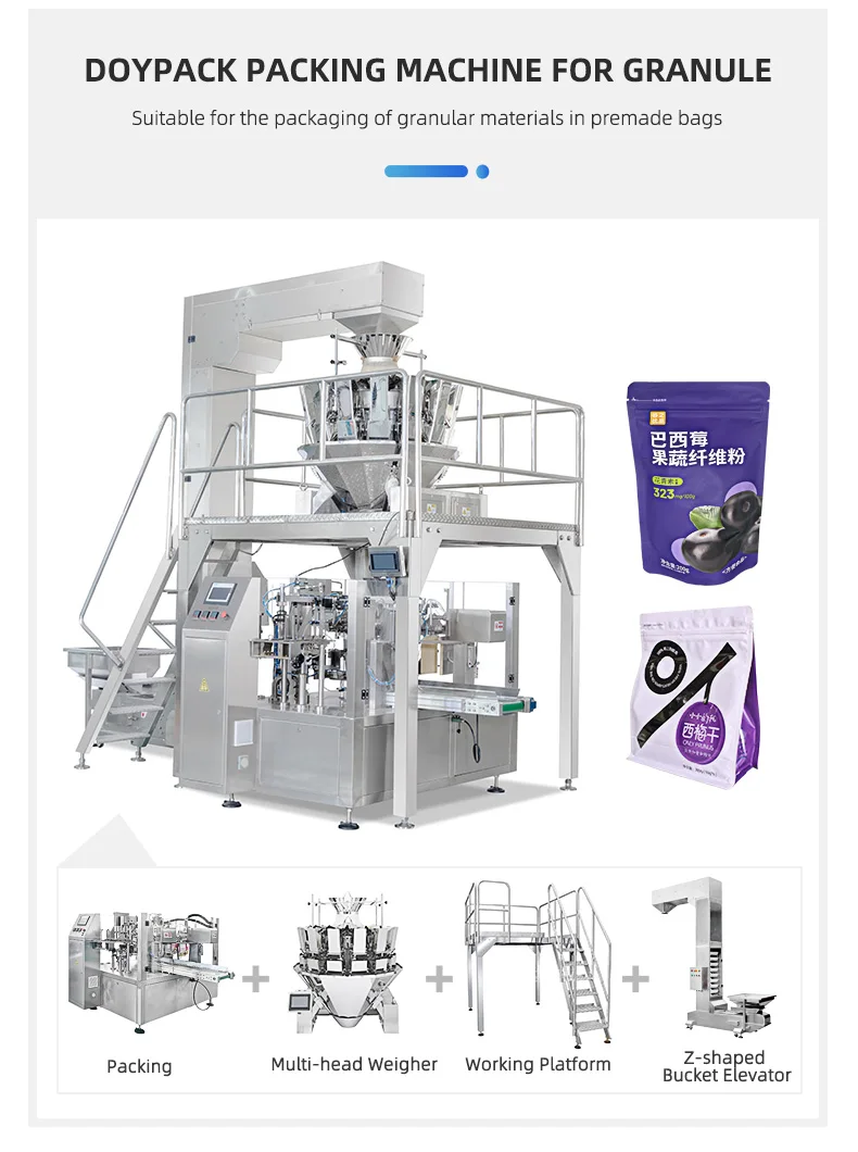 Automatic Premade Bag Doypack Packaging Machine - Samfull