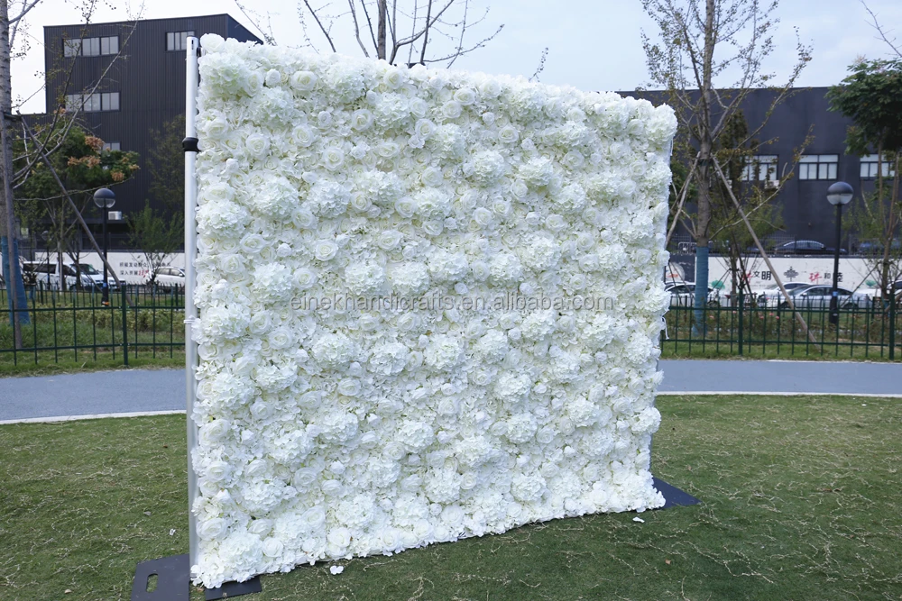 2.4x2.4m Pure White Factory Direct Supply Artificial Hanging Flower ...