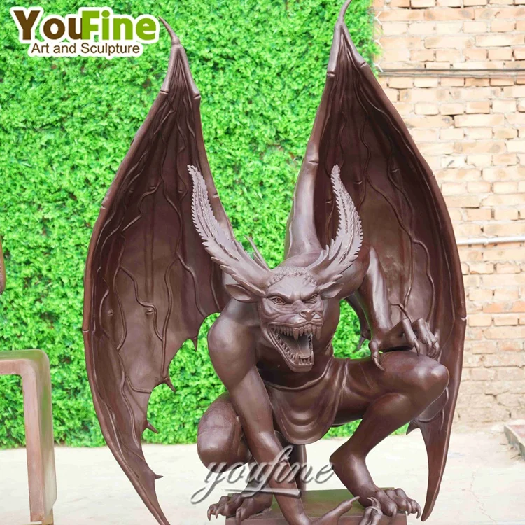 Custom Large Monster Bronze Gargoyle Statues for Garden - Outdoor ...