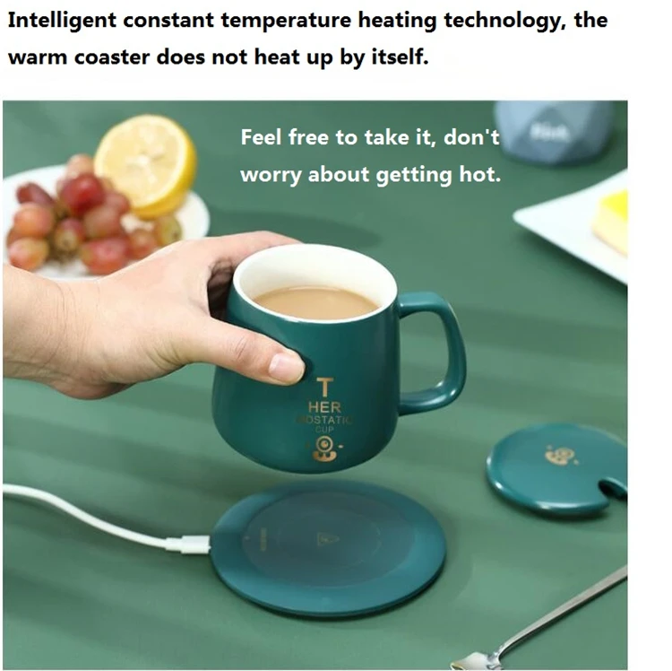 AIHPO8 Smart Mug - Temperature Control & Wireless Charging