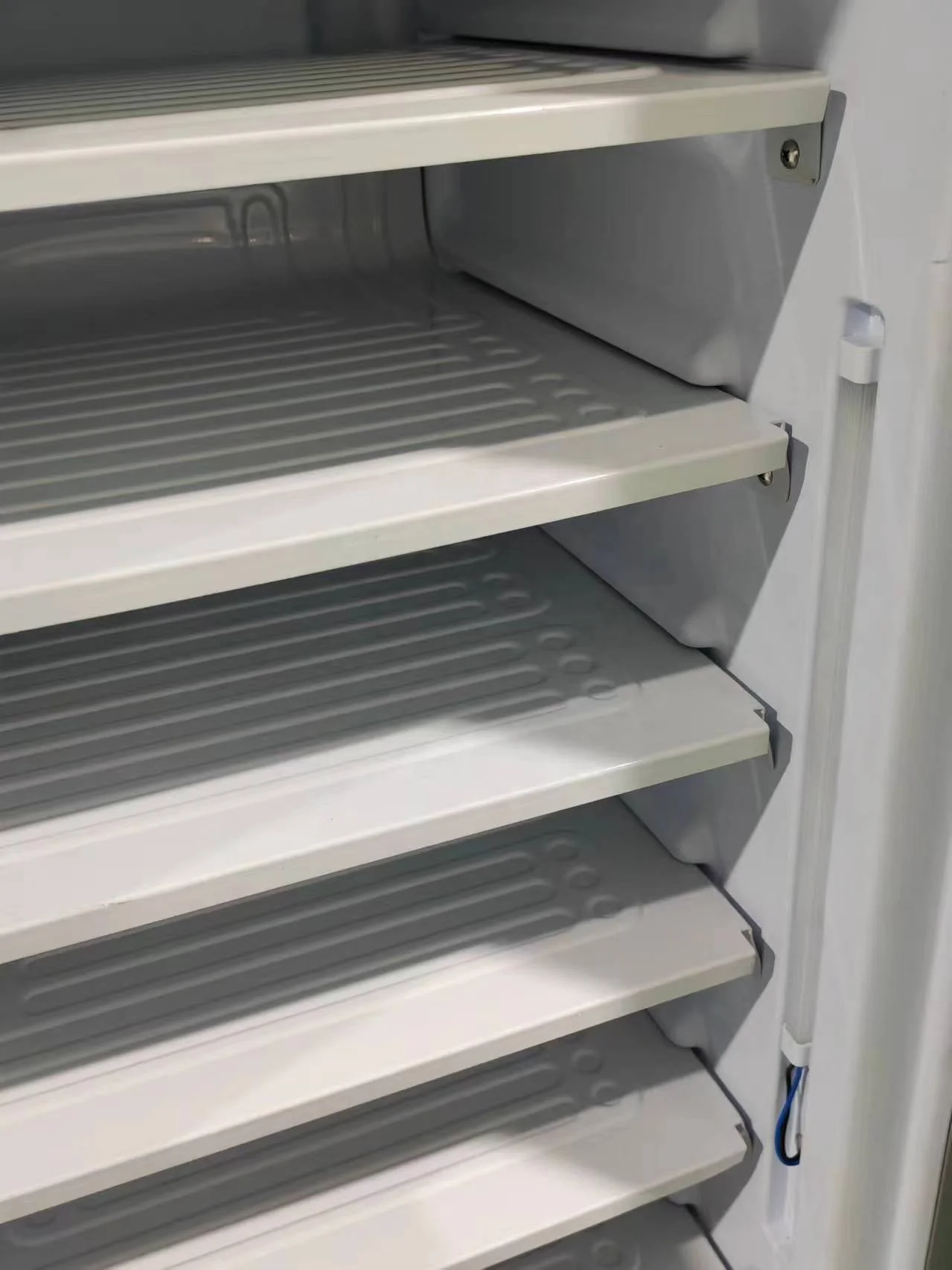 198l Dc 24v Ice Block Upright Freezer Business Solar Panel Gel Battery ...