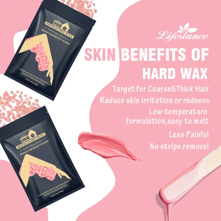 Lifestance Super Elastic Hard Wax for Painless Brazilian Wax