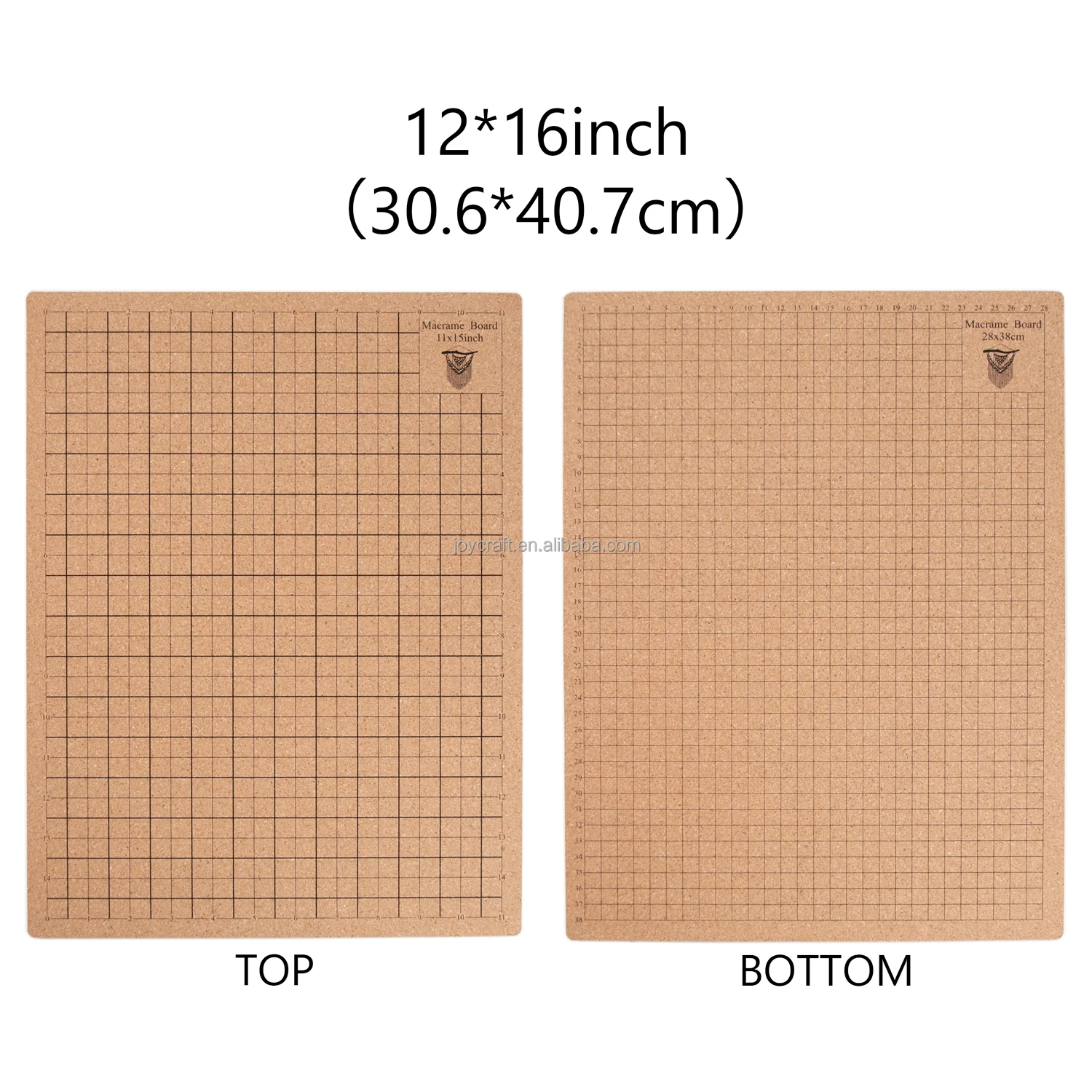 Macrame Board Cork Board 15*15 Inch Grid for Measuring Handcrafted ...