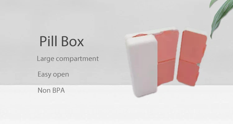 Wholesale Portable Mini Slide Pill Box Plastic Storage Cases for Pill ...