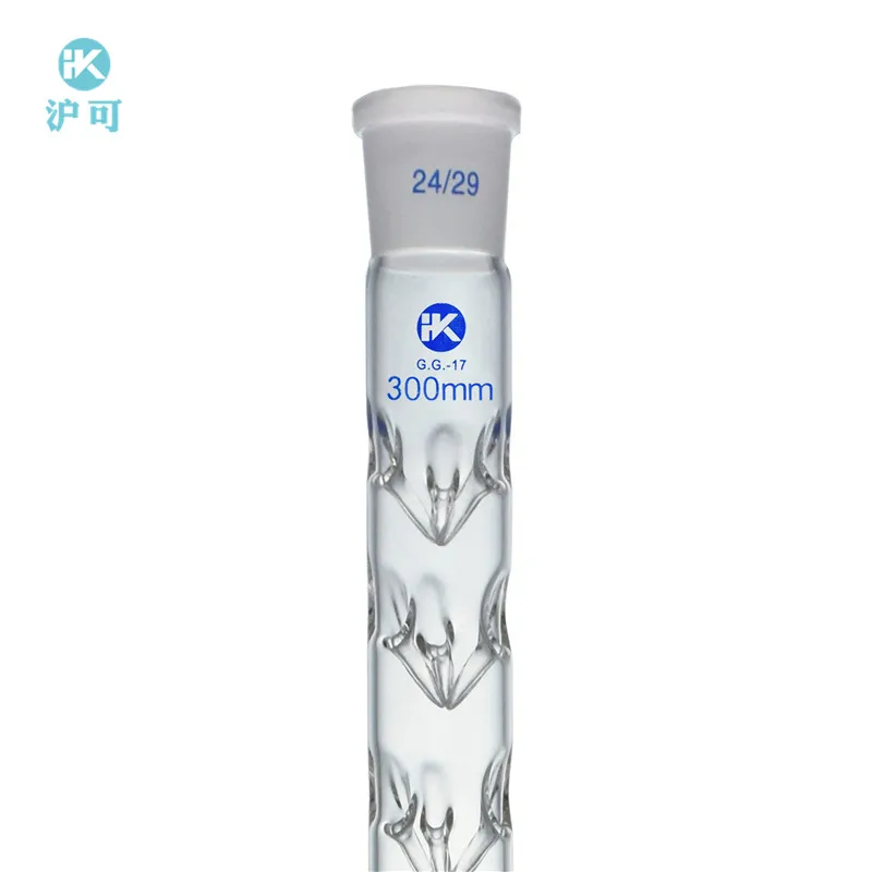 Lab Glassware 300mm Boro 3.3 Distillation Column Glass Heavy Wall ...