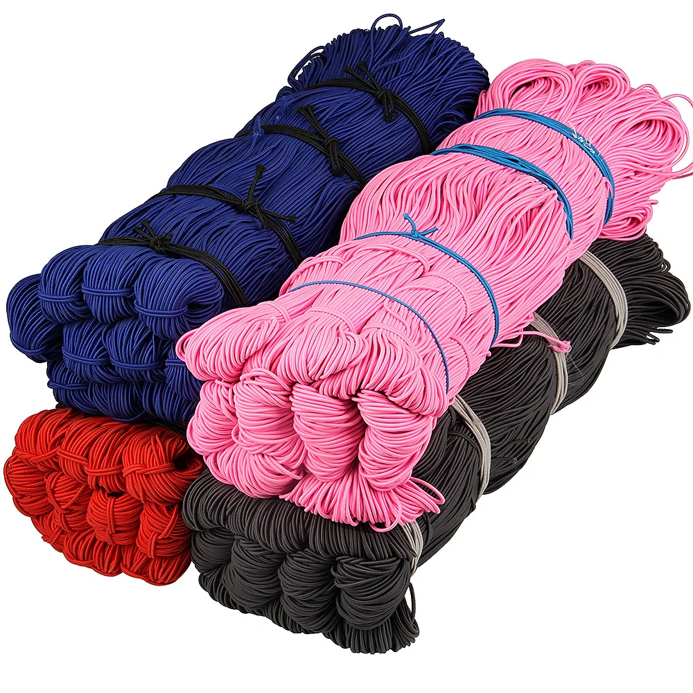 Factory Wholesale Strong Stretch Elastic Bungee Cord Braided Round ...