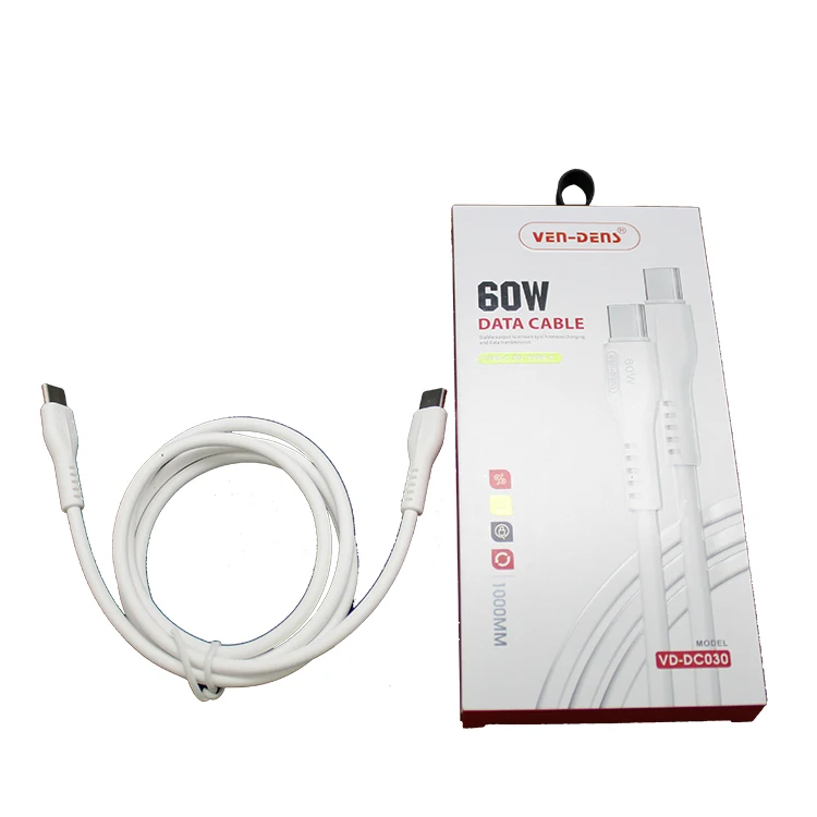 60w 1 Meter Type-c To Type-c Fast Charging Data Transfer Data Cable ...