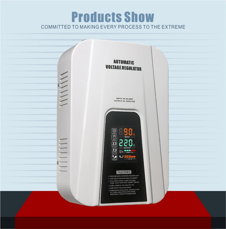 Avr 1kva 2kva 3kva 5kva 10kva Automatic Stabilizer for Home