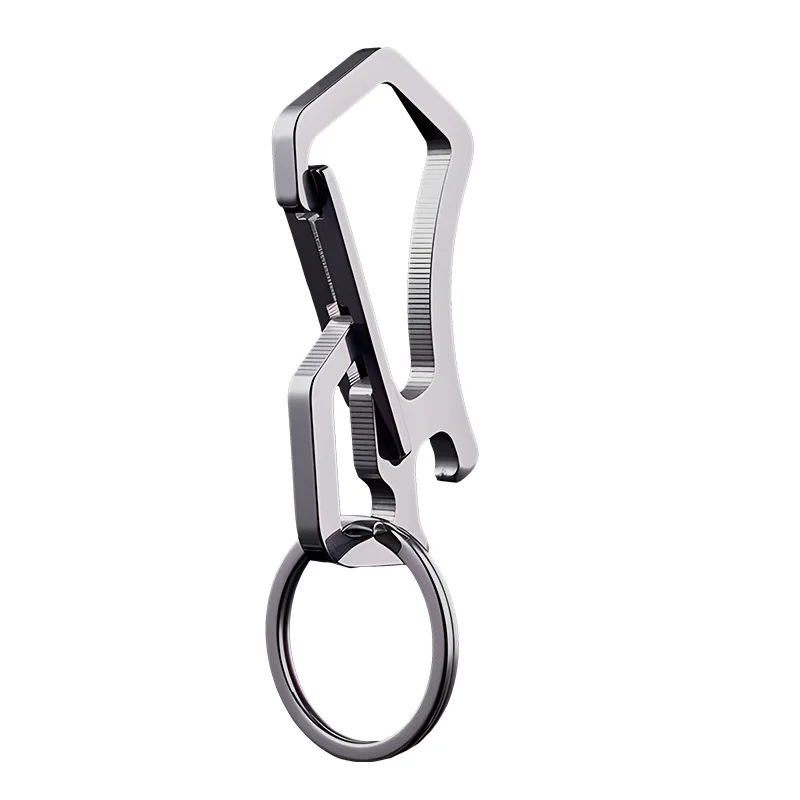 Titanium Key Chain Multifunctional Carabiner Keychain Heavy Duty Car ...