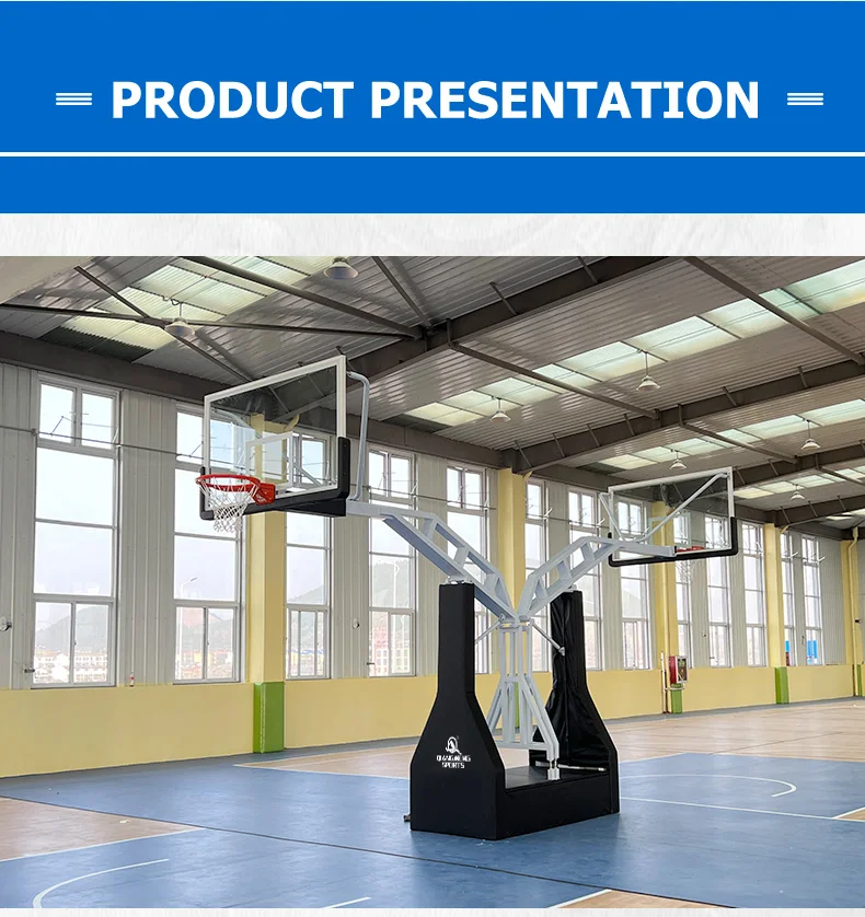 Outdoors Indoors Professional Basketball Hoop Adjustable Portable Basketball Hoop Stand 10 Feet ...