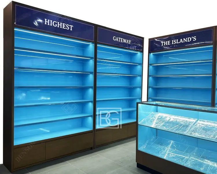 Shisha Shop Display Units - Customized Smoke Shop Furniture