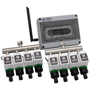 8 Valve Garden Automatic Irrigation System Smart Phone Remote Timing ...