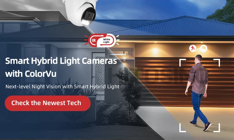 Hik Smart Hybrid Light Color View 4mp 6mp 8mp 4k Full Color Dome Turret ...