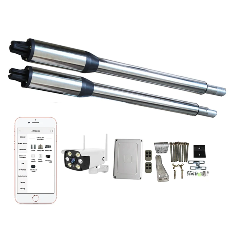 Remote Smart App 400kg Dual Swing Gate Opener Gate Operator Wifi Swing ...