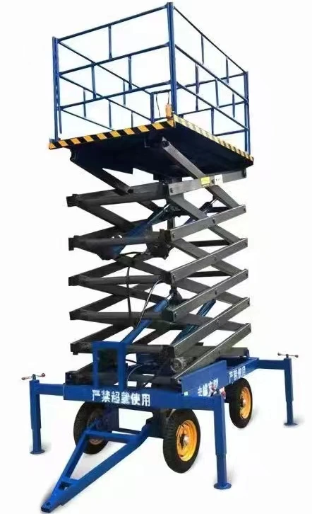 High Efficient Portable Scissor Platform Lift 1100kg Portable Scissor ...