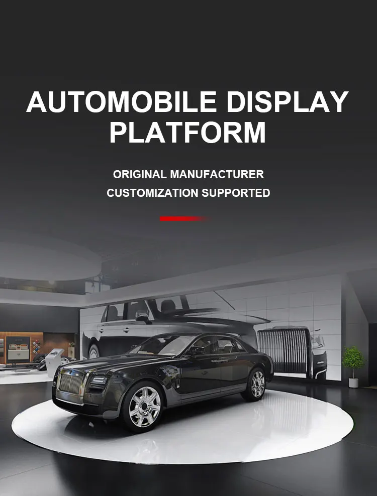 Modern 360-Degree Revolving Car Turntable Auto Exhibitions Car Rotary ...