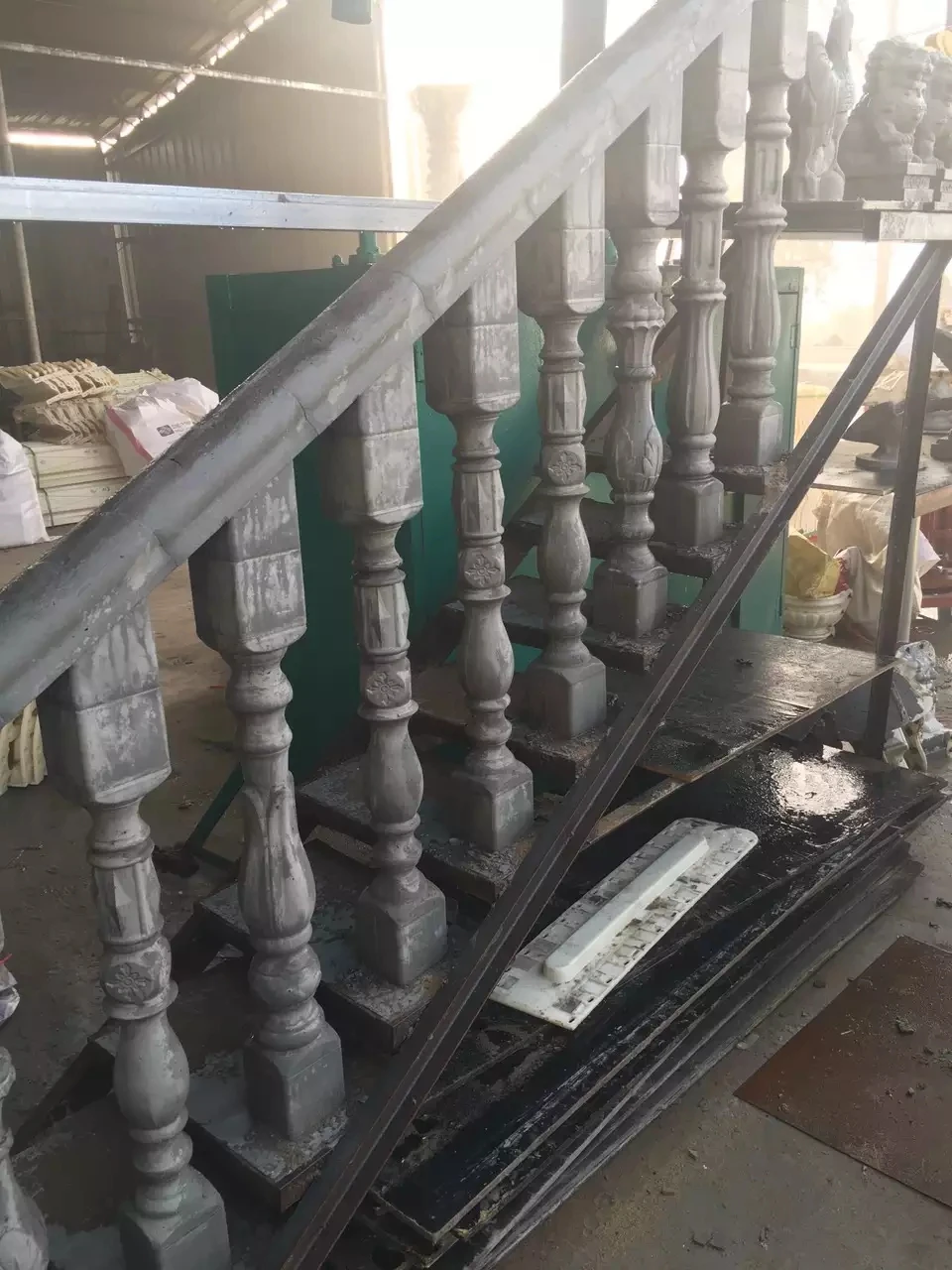 Oem Cast In Place Plastic Balcony Baluster Mouldcement Making European ...