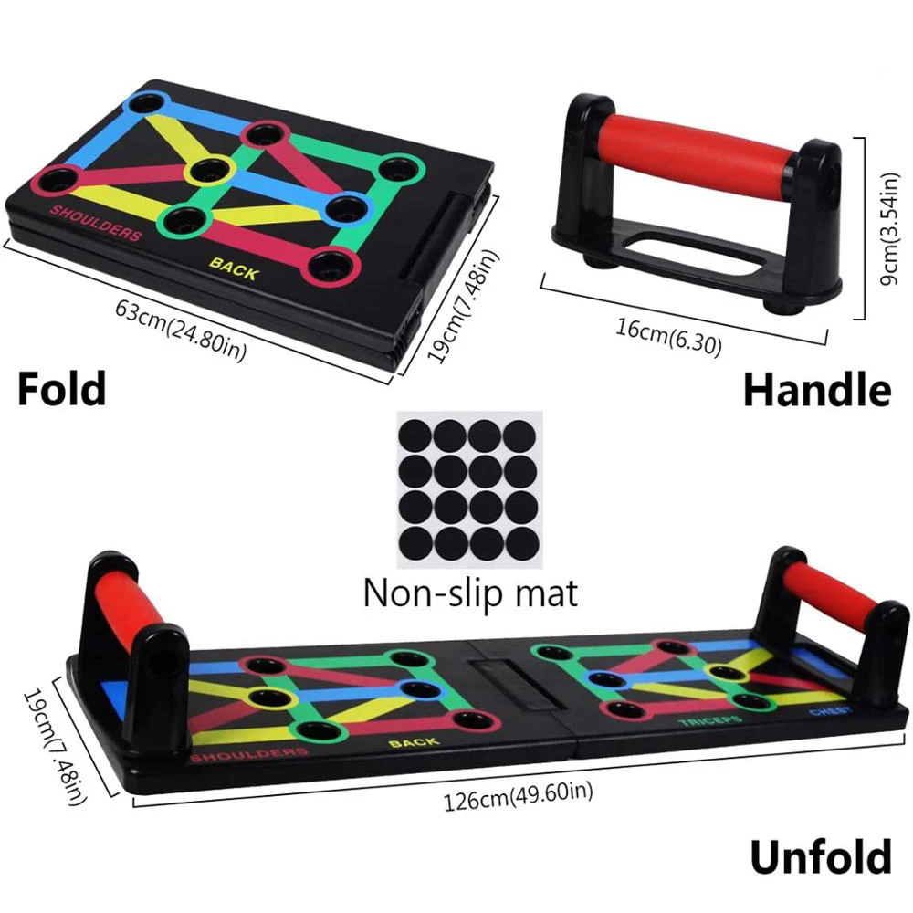 Innstar Push-up Pushup Foldable Workout Fitness Muscle Portable Set ...