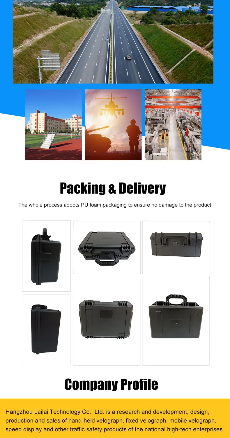 SH-1 Handheld Radar Velocimeter Vehicle Speed Velocimeter with Ticket ...
